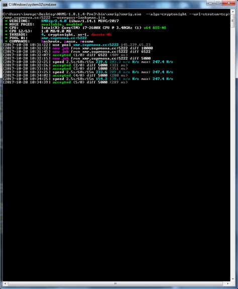 mining or is it · issue 160 · xmrig xmrig · github