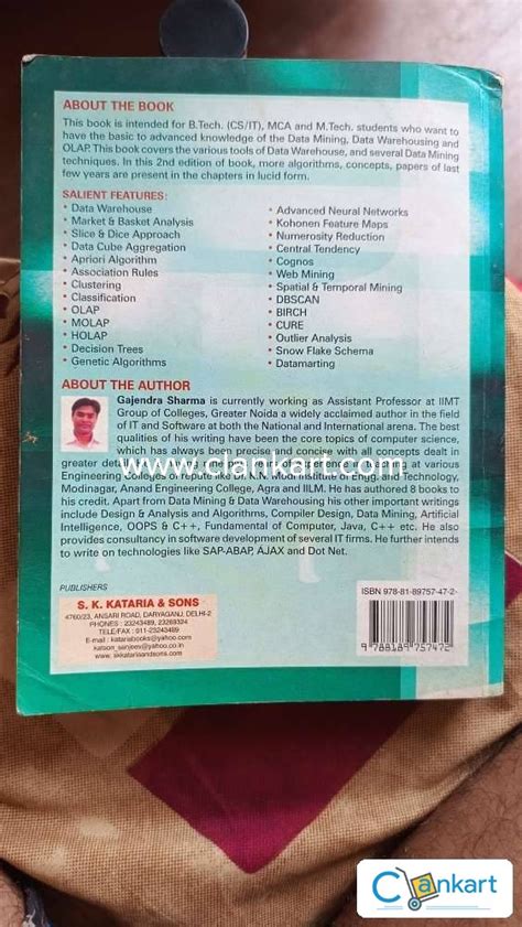 Buy Data Mining Data Warehousing And Olap Book In Good Condition At