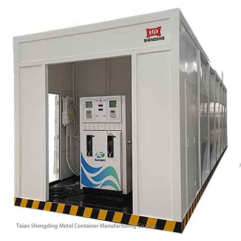 20FT And 40FT ISO Container Mobile Station With Fuel Dispenser China Gas Station And Tank