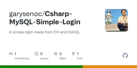Github Garysenoc Csharp Mysql Simple Login A Simple Login Made From