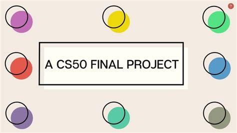 Cs50 Final Project Youtube