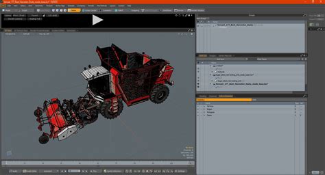 Vervaet 17t Beet Harvester Dusty 3d Model 149 3ds Blend C4d Fbx Max Ma Lxo Obj Free3d