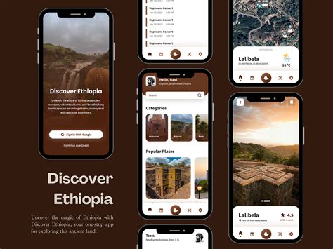 Tourism Mobile Application By Naol Chala On Dribbble