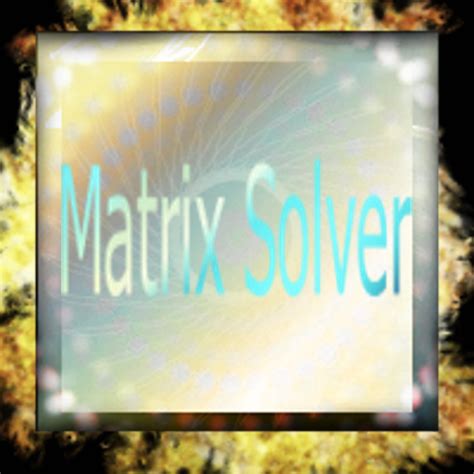 Matrix Solver Apps On Google Play