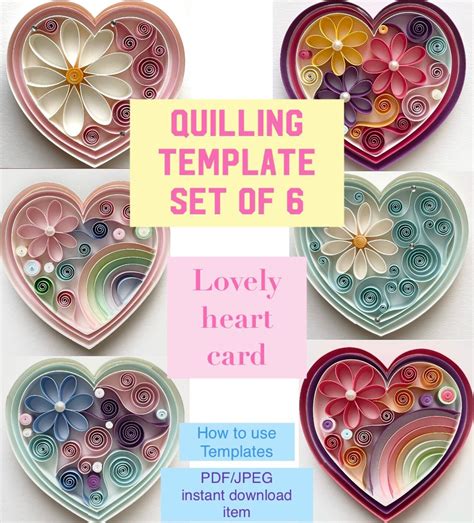 Quilling Template Quilling Card Quilling Patterns Quilling Template