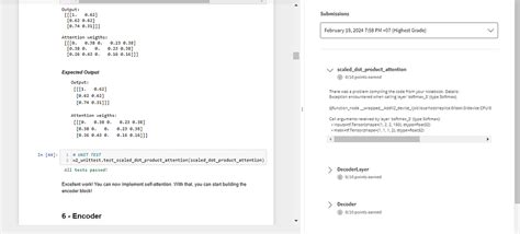 c4 w2 programming assignment transformer summarizer error grading a