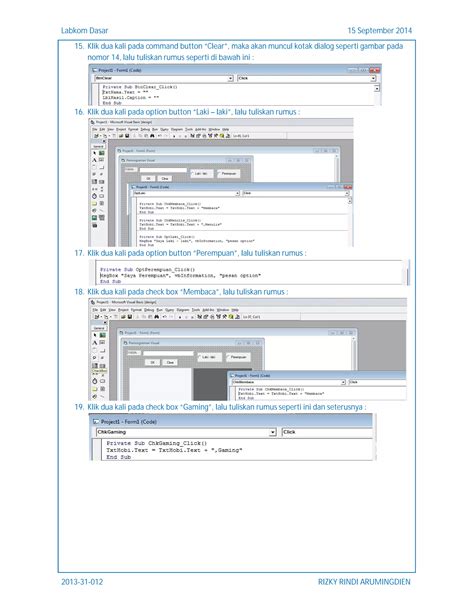 Pemrograman Visual Pdf