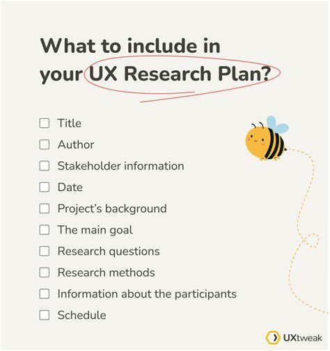 How To Create A Ux Research Plan W Example Uxtweak