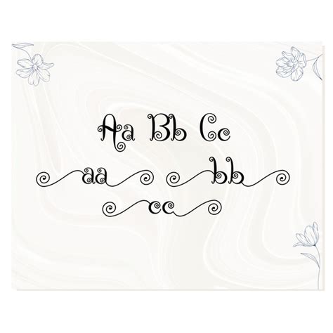 insect font with tails cursive font calligraphy font scrip inspire
