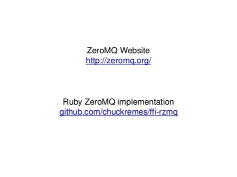 roman kuznietsov zeromq sockets on steroids zero mq