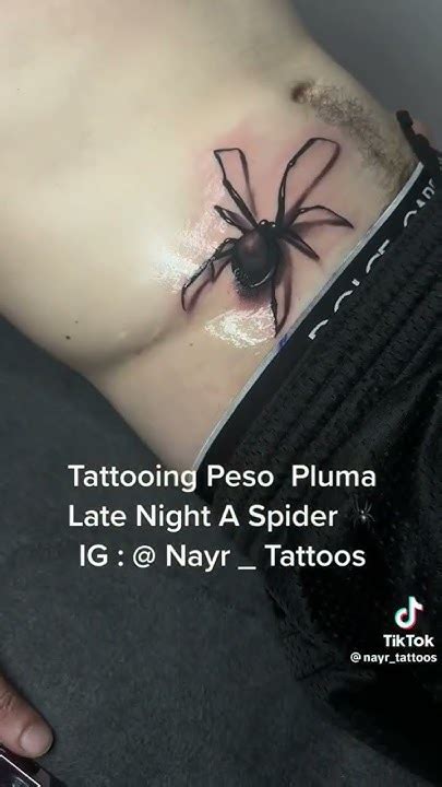 Peso Pluma Se Hace Nuevo Tatuaje De Spider Youtubeshorts Spiderman
