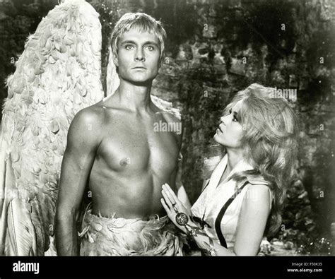 The Actors Jane Fonda And John Phillip Law In A Scene From The Film