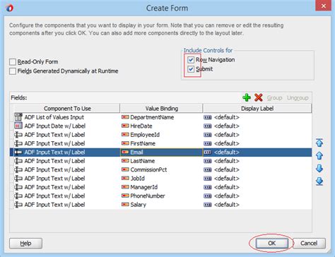 Creating Lov List Of Values In Oracle Adf Bc