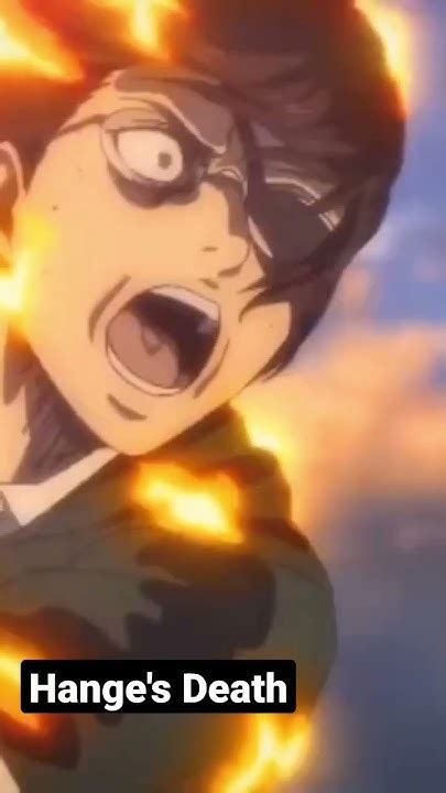Hange Death Scene Attack On Titan Final Season Aot Hangezoe