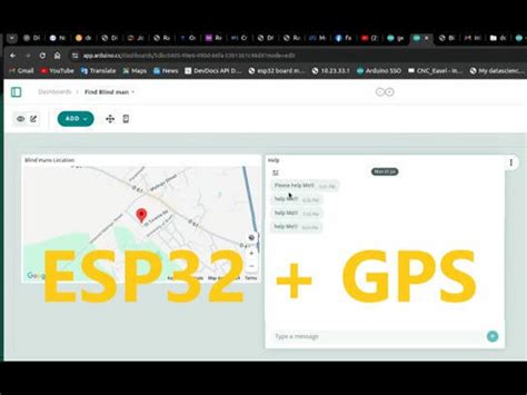 Using Arduino Iot With Esp32 Gps For Location