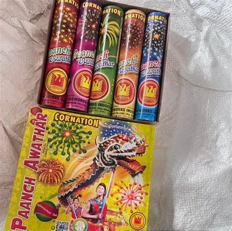 Party Decoration Diwali Cornation Paanch Awathar Penta Sky Shot Cracker