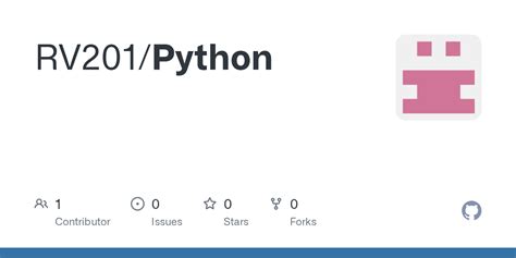 Github Rv201 Python