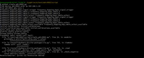 Permissionerror Errno Permission Denied When Using Pyadi Iio Q