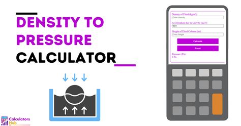 Density To Pressure Calculator