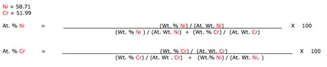 How To Convert Atomic Percent To Weight Percent Plasmaterials