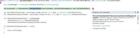 Validatetoken Error Idx10503 Signature Validation Failed 5824