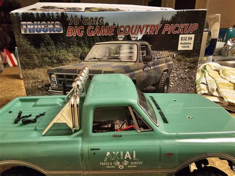 1 24 Model Body Project R Axial