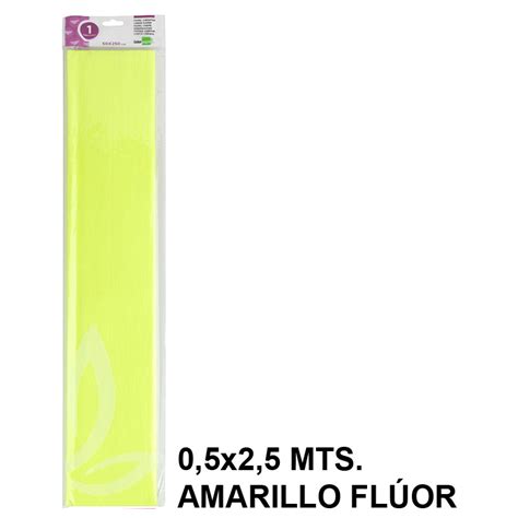 Papel Crespón Pinocho Liderpapel En Formato 05x25 Mts De 34 Grsm²