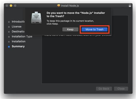 Node Npm Validator Setup Mac