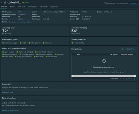 Attaching A Vsphere 70 With Tanzu Supervisor Cluster To Tanzu Mission Control And Creating New