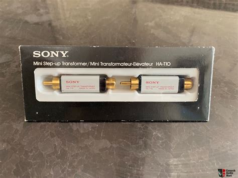 Sony Ha T10 Inline Mini Step Up Transformers W Packaging And Manual Photo 2881336 Canuck