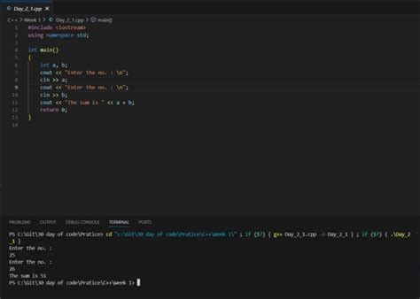 om kumar on linkedin 50daysofcode learningcplusplus codingjourney programming inputoutput…