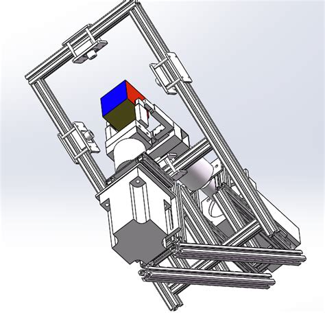 解魔方机器人 solidworks 2018 模型图纸下载 懒石网