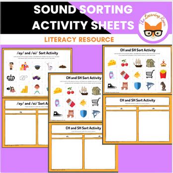 Sound Sorting Activity Set By The Learning RoomABC TPT