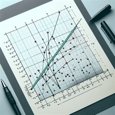 Linear Regression Analysis Best Fit Line Graph Ai Art Generator