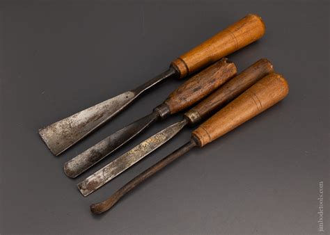 4 Addis Carving Chisels 106012 Jim Bode Tools