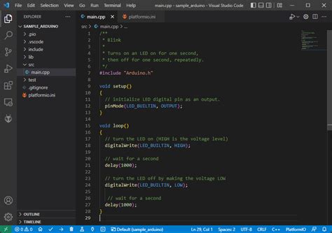 Creating Project In Platformio Using Arduino Framework — Logicrom Opencpu Sdk Documentation