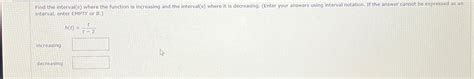 Solved Interval Enter Empty Or