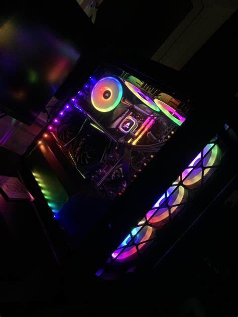 Finally Got Round To Doling Up My PC With A Sexy Case And A Ton Of RGB And I Think Im On Love