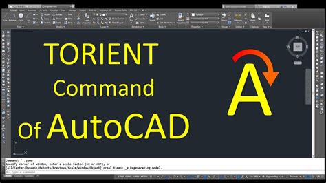 How To Use Torient Command Of Autocad Orient Text According To A