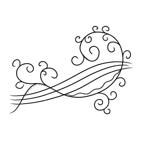 European Vintage Decorative Pattern Line Draft Line Sticking European Wire Draft Stick Figure