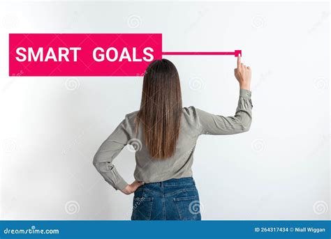 Conceptual Display Smart Goals Business Showcase Mnemonic Used As A