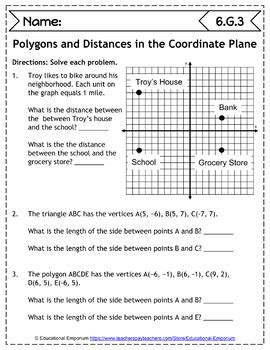 6th Grade Geometry Worksheets ⭐ Math Activities By Educational Emporium