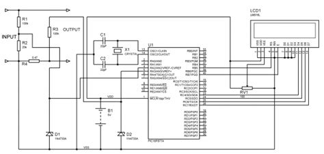 Voltmeter And Ammeter Using PIC Microcontroller