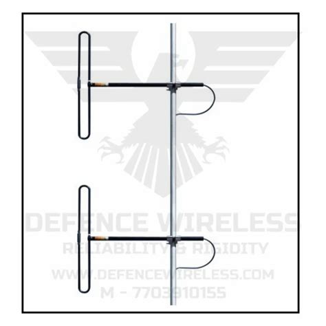 2 Stacked Dipole Array Antenna 136 174 Mhz Military Grade Hf Vhf Uhf
