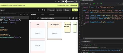Bug Drag And Drop Working But Test Execution Is Then Stuck · Issue