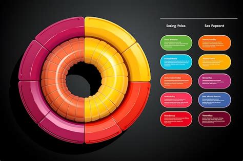 Premium Photo Six Layer Donut Chart Slide
