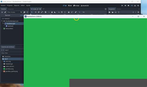Scroll Parallaxbackground In Diagonal Problem Issue Godotengine Godot Github