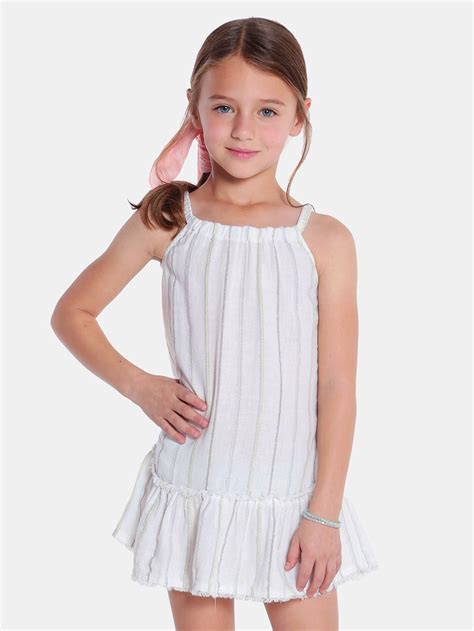 Bella Dahl Girls Frayed Ruffle Sun Dress 79 00 Saint Bernard