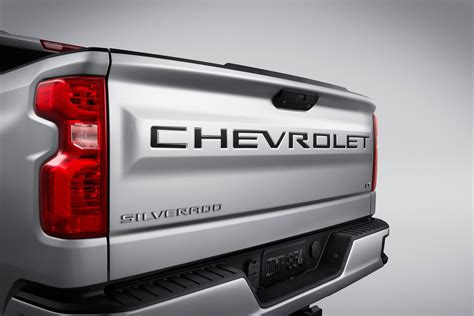 Chevrolet Tailgate Lettering Decal In Black For Models Without Multi