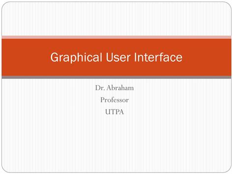 PPT Graphical User Interface PowerPoint Presentation Free Download ID 6247306